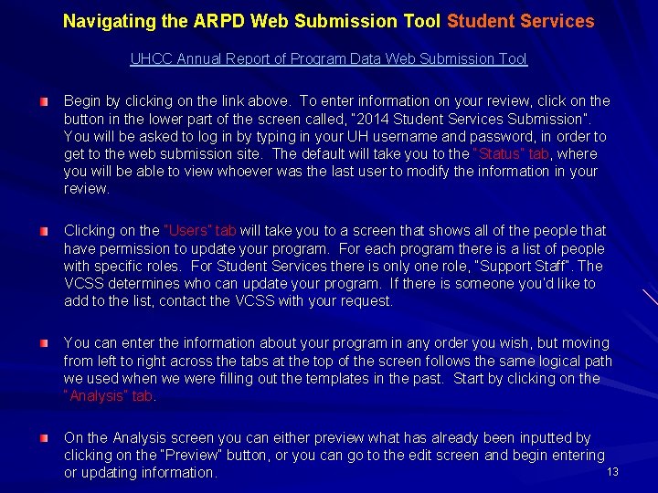 2014 ARPD Unit Review Process ARPD Process Rev
