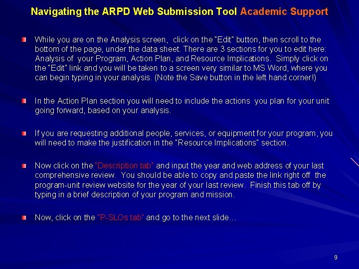 2014 ARPD Unit Review Process ARPD Process Rev