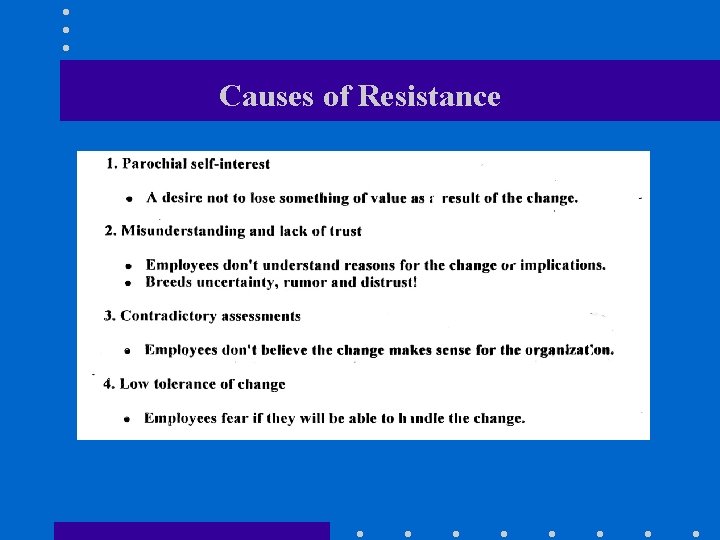 Organisational Change change management Organisational Conflict ...