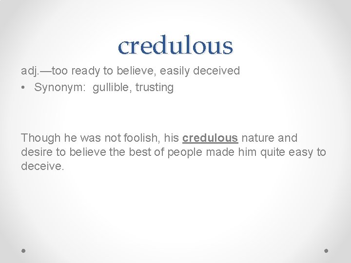 Vocabulary Unit 14 amenable Adj willing to follow