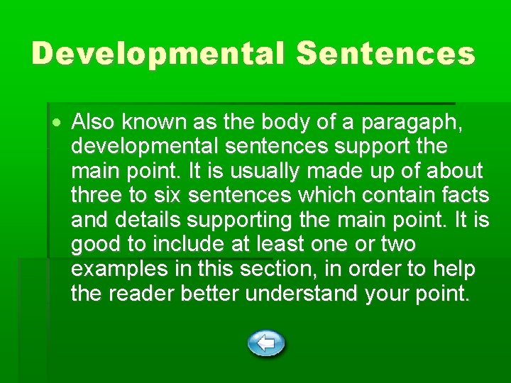 Parts of the Paragraph Introduction A paragraph is