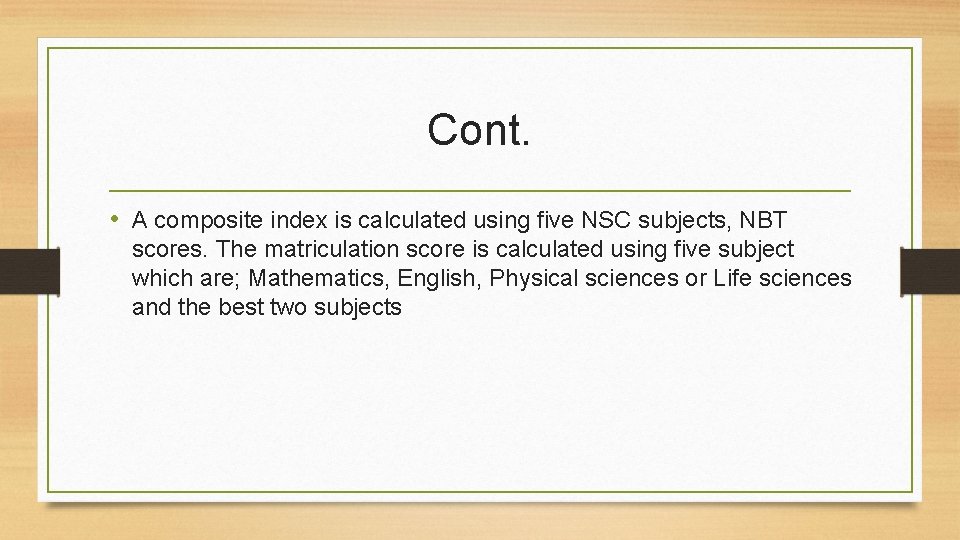 Predictors for minimum time completion for the Bachelor