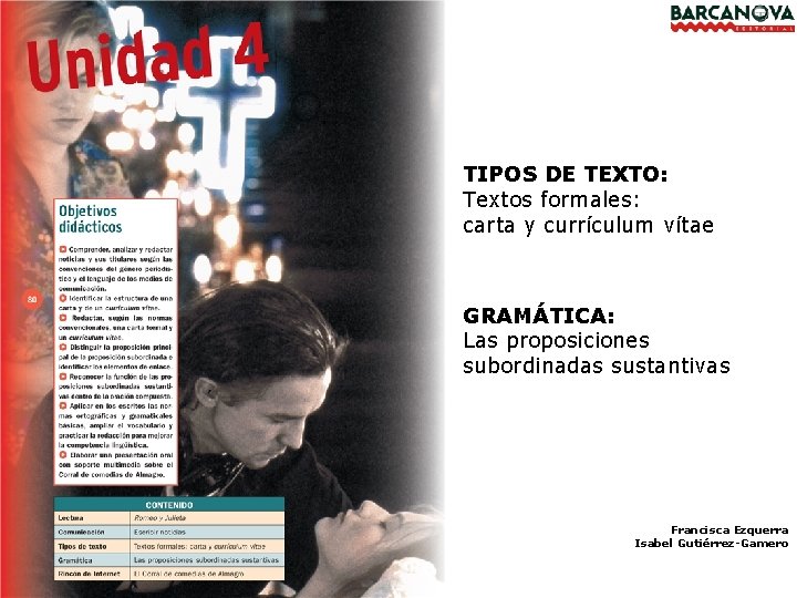 TIPOS DE TEXTO Textos formales carta y currculum