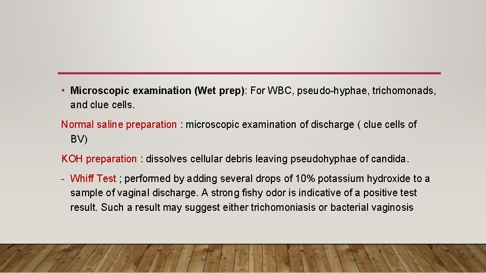 VAGINAL INFECTIONS PID YARA SALEH OUTLINE Approach Bacterial