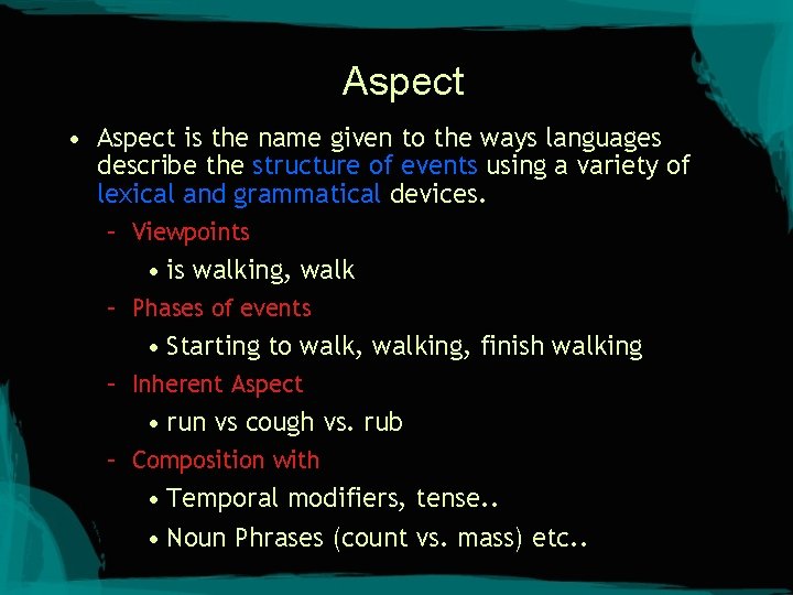 Simulationbased language understanding construction WALKED form selff phon
