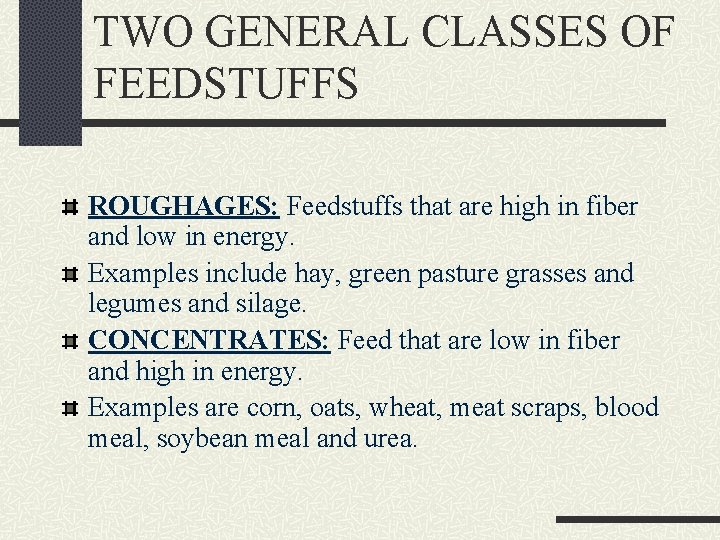 FEEDING ANIMALS AGRISCIENCETECHNOLOGY Modified by Georgia Agricultural ...