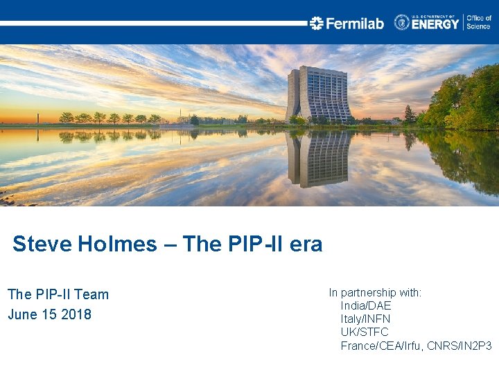 Steve Holmes The PIPII era The PIPII Team