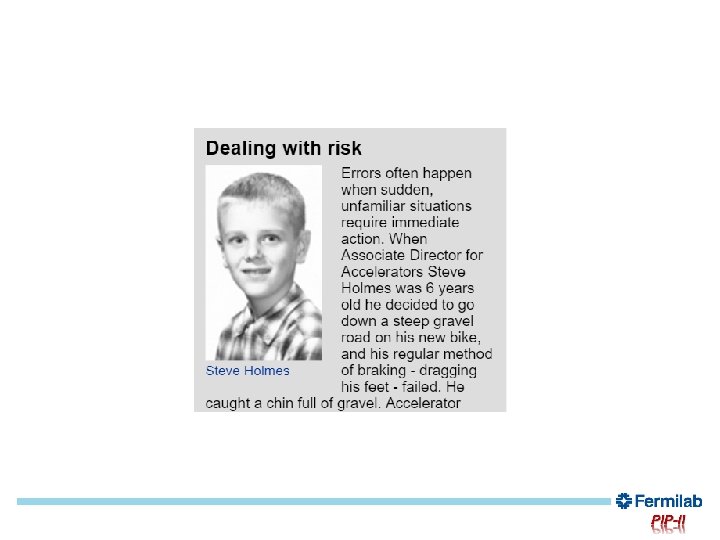 Steve Holmes The PIPII era The PIPII Team