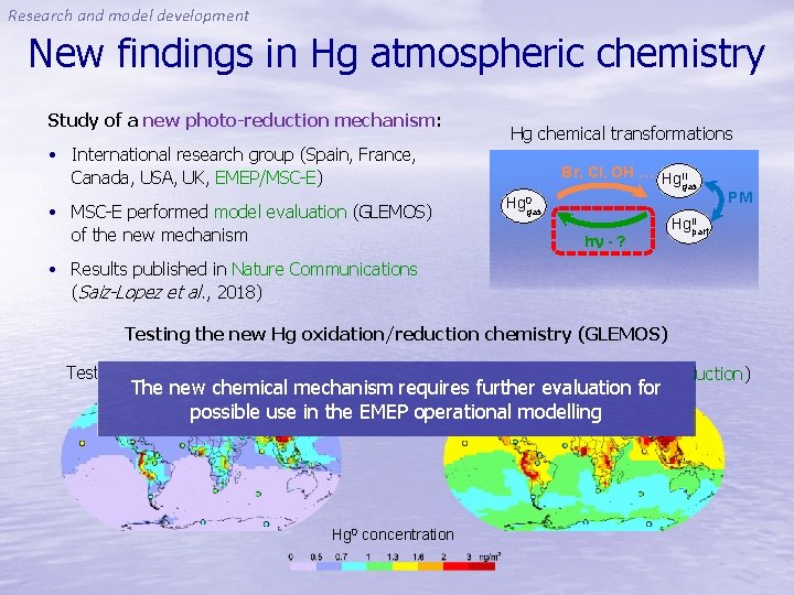 Heavy metal and POP pollution assessment Progress and