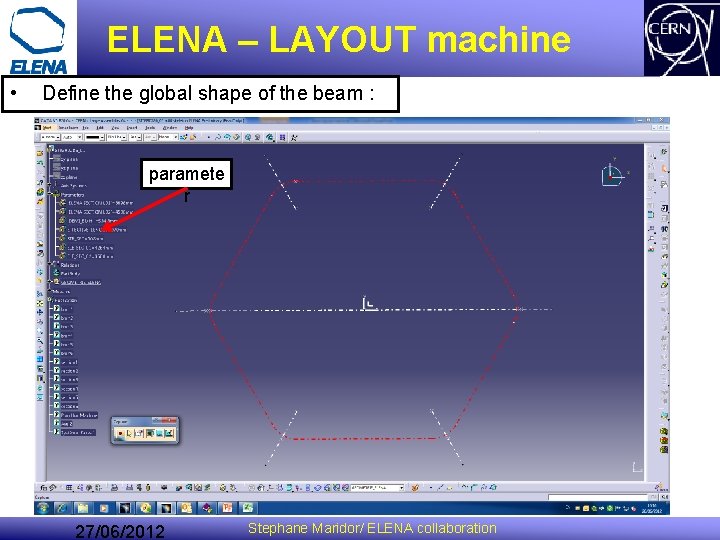 ELENA LAYOUT MACHINE status ELENA LAYOUT machine WHO