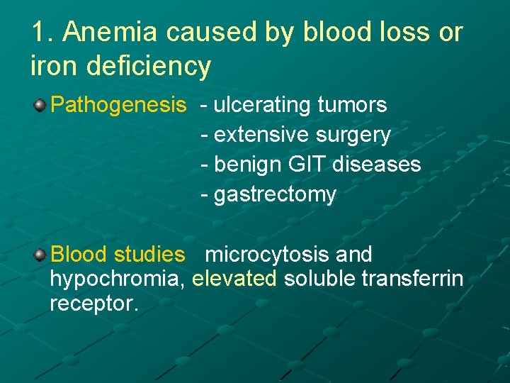 Management of anemia in cancer patients By Alfred