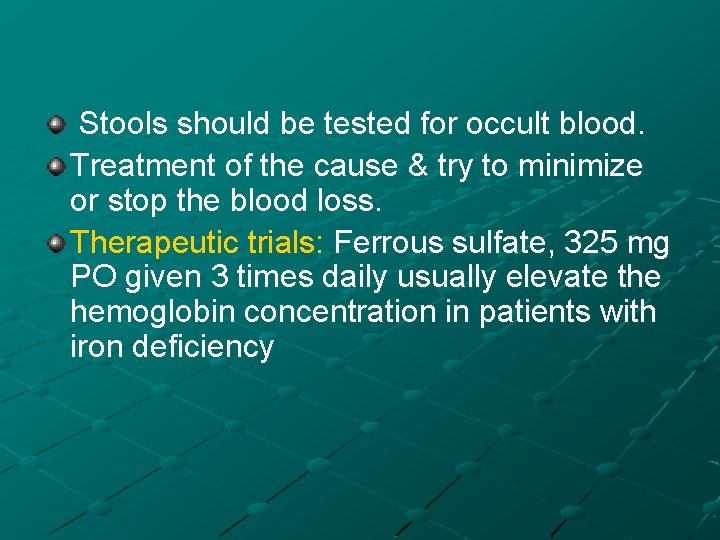Management of anemia in cancer patients By Alfred