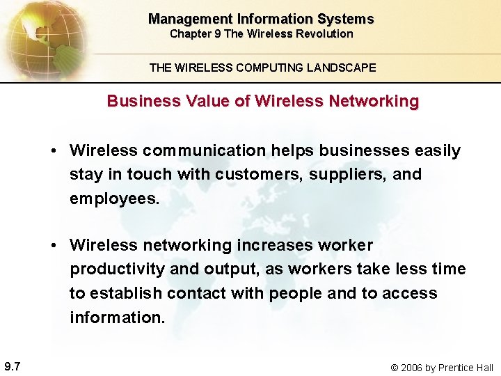 Chapter 9 The Wireless Revolution 9 1 2006