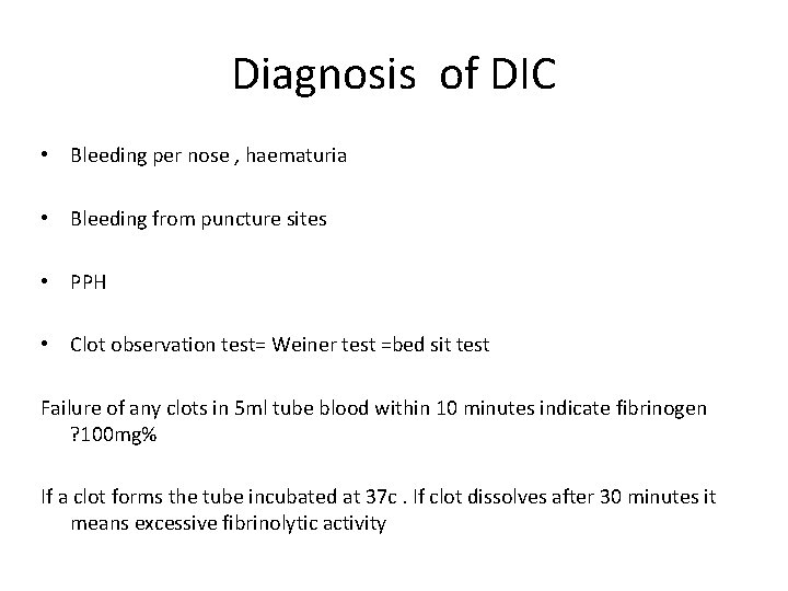 DIC PUERPERRAL SEPSIS Puerperal sepsis Bacterial infection of