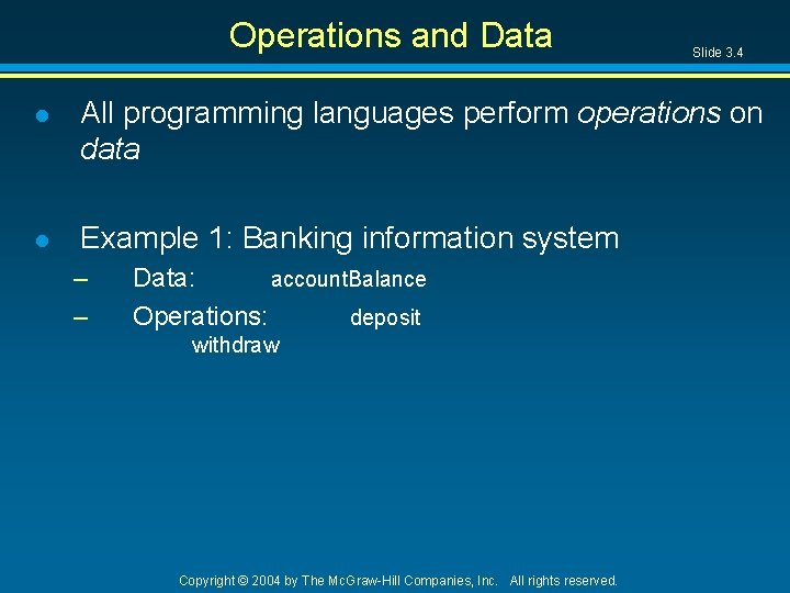 Slide 3 1 An Introduction to ObjectOriented Systems