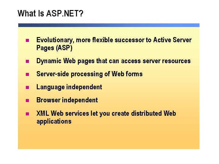 Module 10 Creating a Web Application with Web