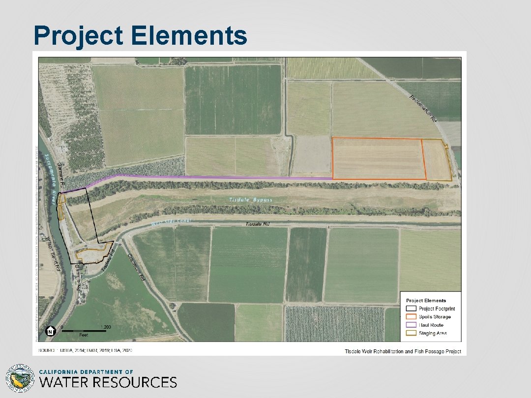 CALIFORNIA DEPARTMENT OF WATER RESOURCES Tisdale Weir Rehabilitation