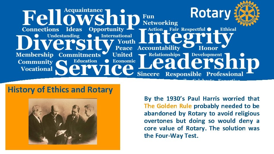 Rotary and Ethics RLI Part II Goals Discuss