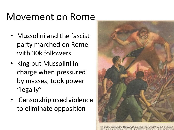 How did Mussolini and Hitler come to power