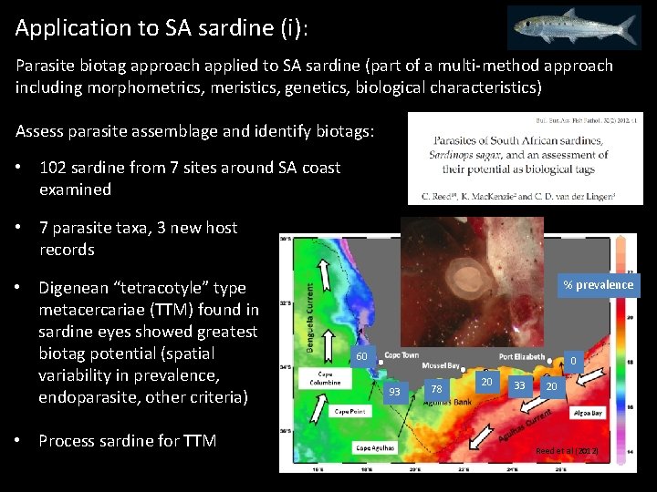 Using a parasite biotag to examine population structure