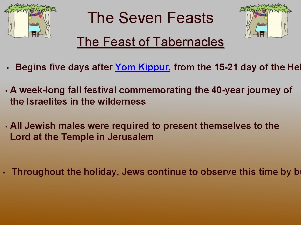 The Seven Feasts The Seven Feasts Spring Holidays