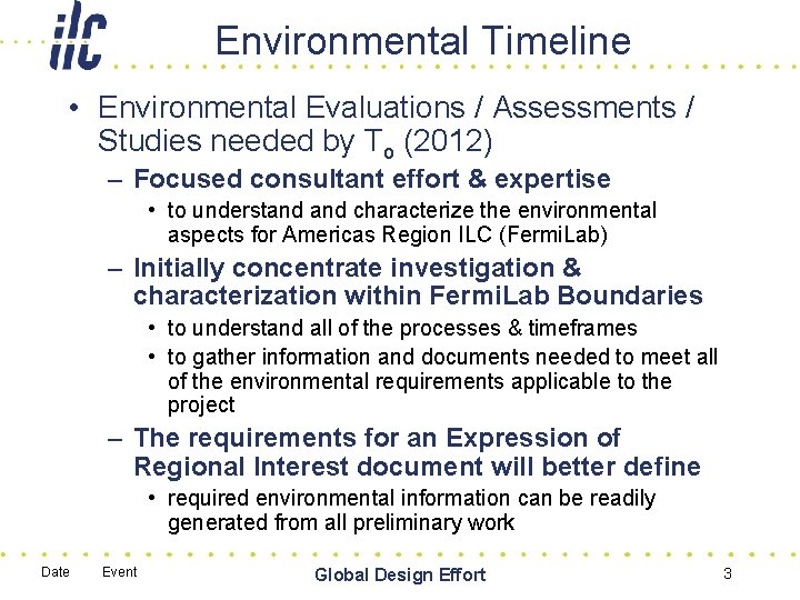 CFS Environmental Timelines Radiation Impacts Jerry Aarons PGCHG