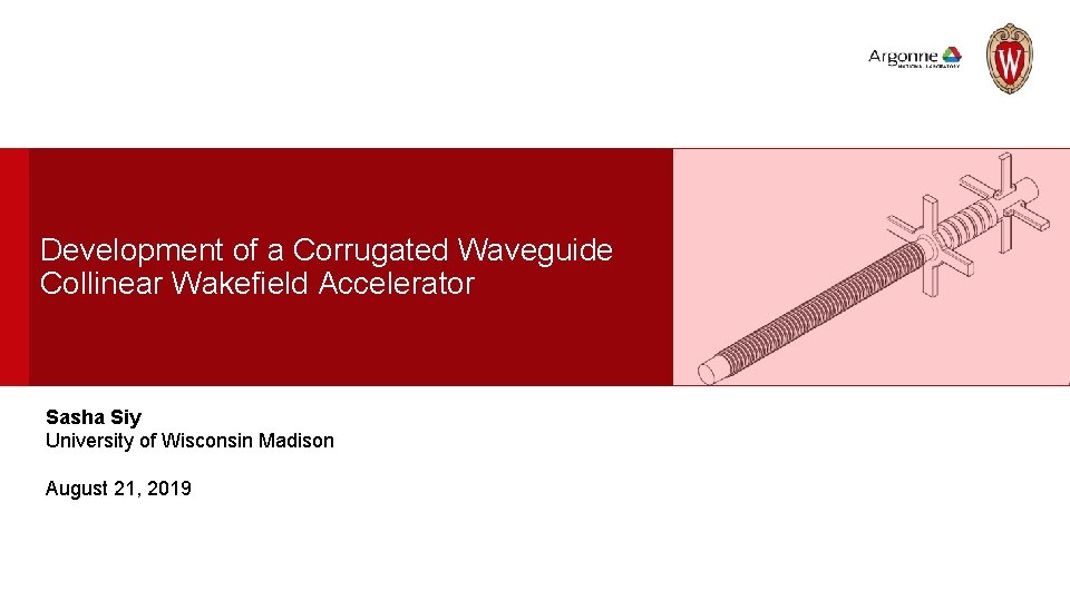 Development of a Corrugated Waveguide Collinear Wakefield Accelerator