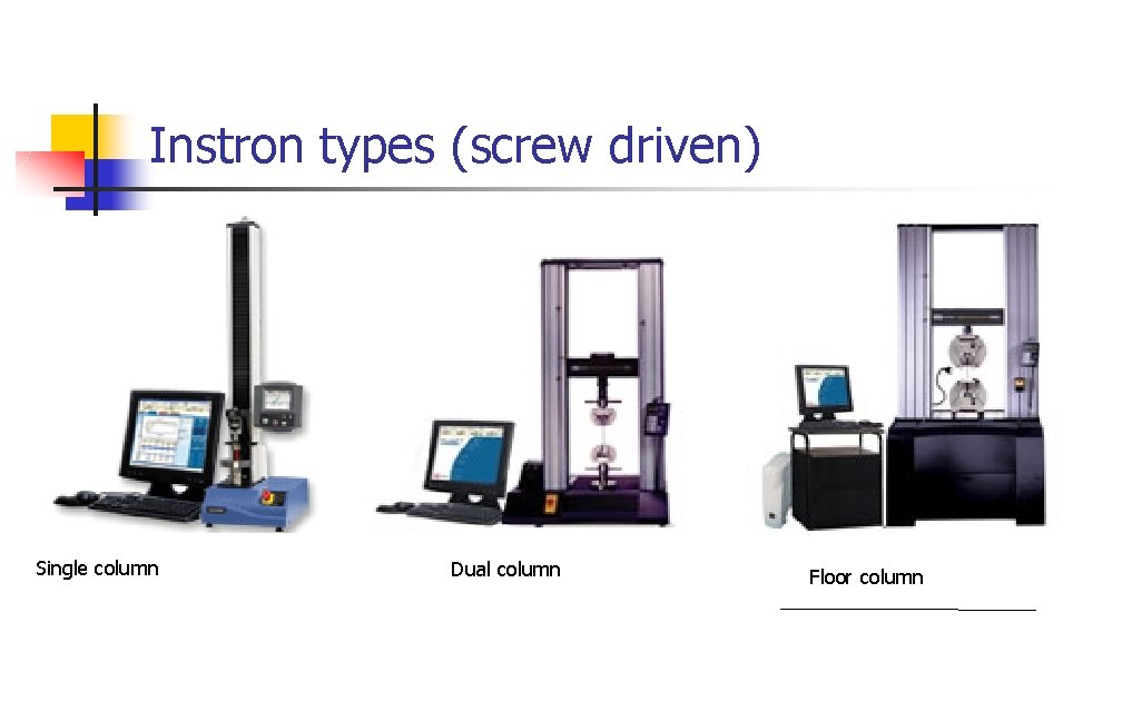 TENSILE TESTINGLab 3 n Test specimens of n