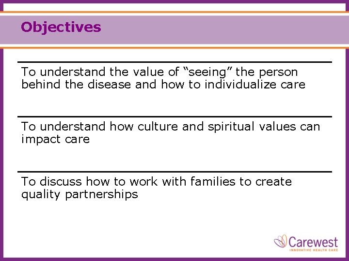 Supportive Pathways Module 2 Supportive Pathways Education Program