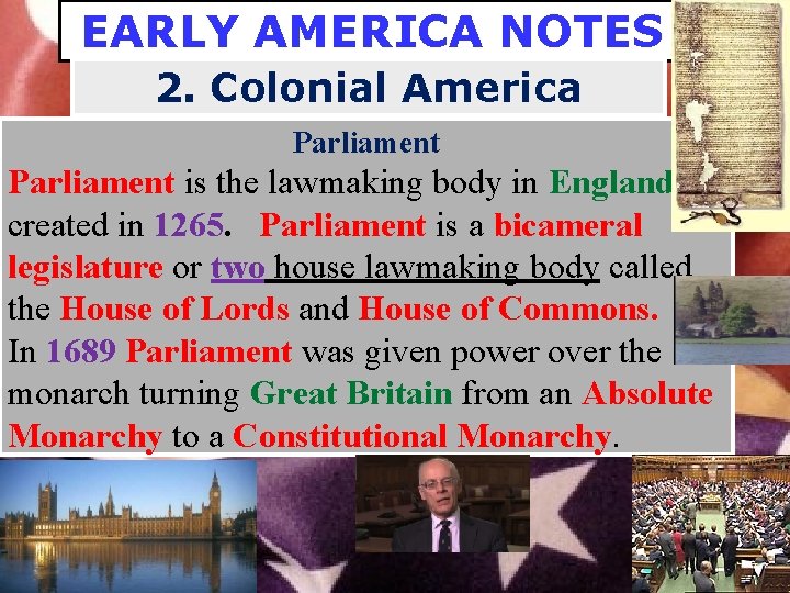 EARLY AMERICA NOTES Civics 2017 EARLY AMERICA NOTES