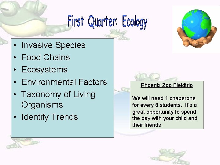 Welcome to th 7 Grade GATE Science Its