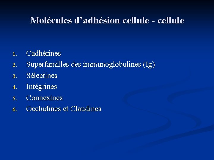 ADHESION CELLULAIRE Quynh Hoa NGUYEN Master 2 Microbiologie
