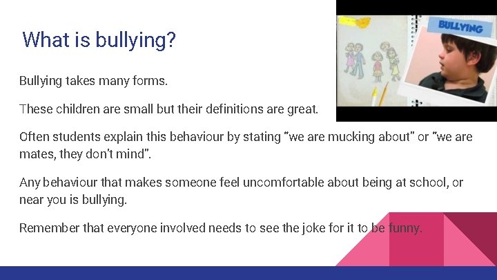 Bullying What to do What is bullying Bullying