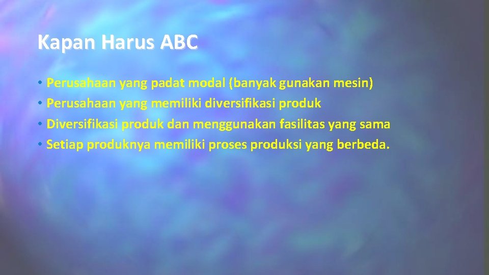 Activity Based Costing ABC Oleh Daniel Damaris Novarianto