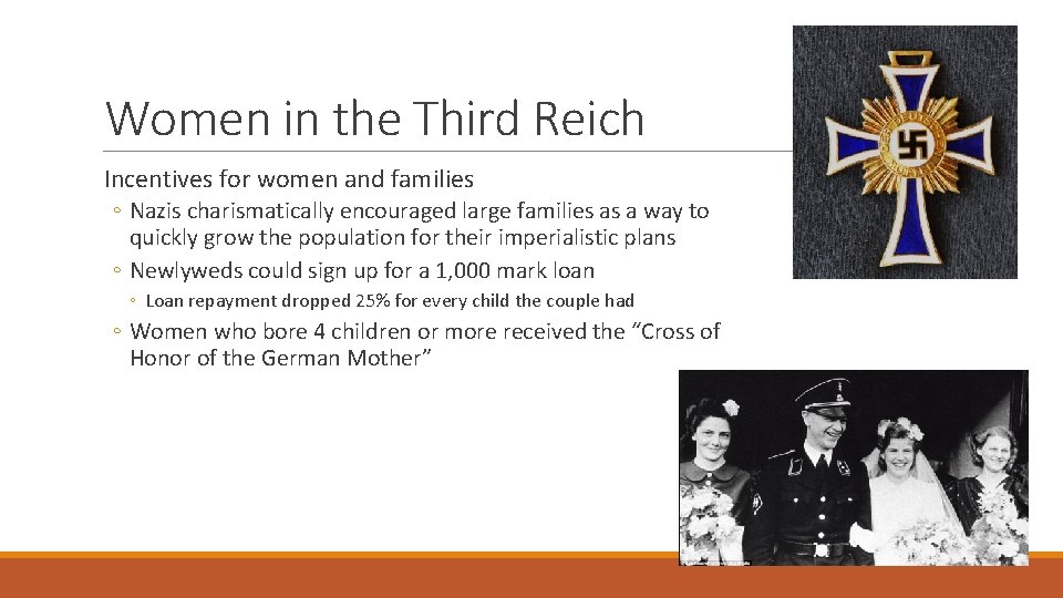Women in the Third Reich Daily Question What