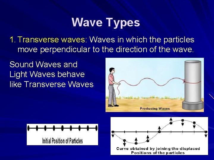 Waves and Wave Properties Why are we able