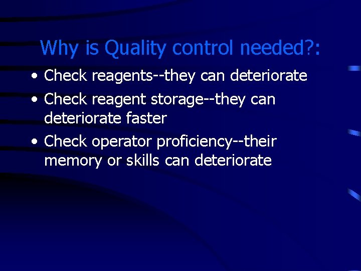 Point of Care Testing Program Robert Wood Johnson