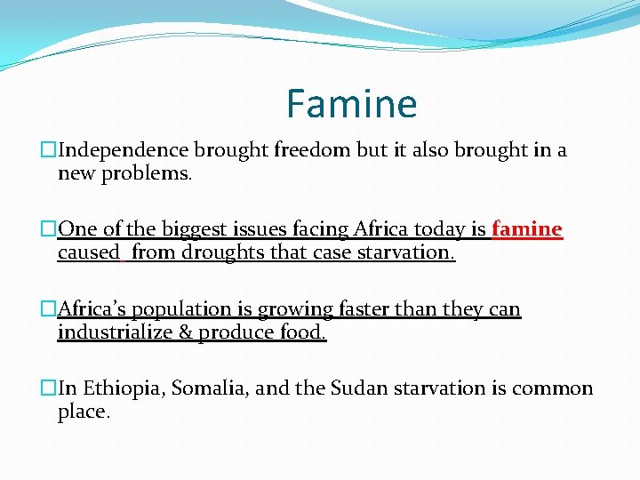 st MODERN 21 Century Africa Problems after Independence