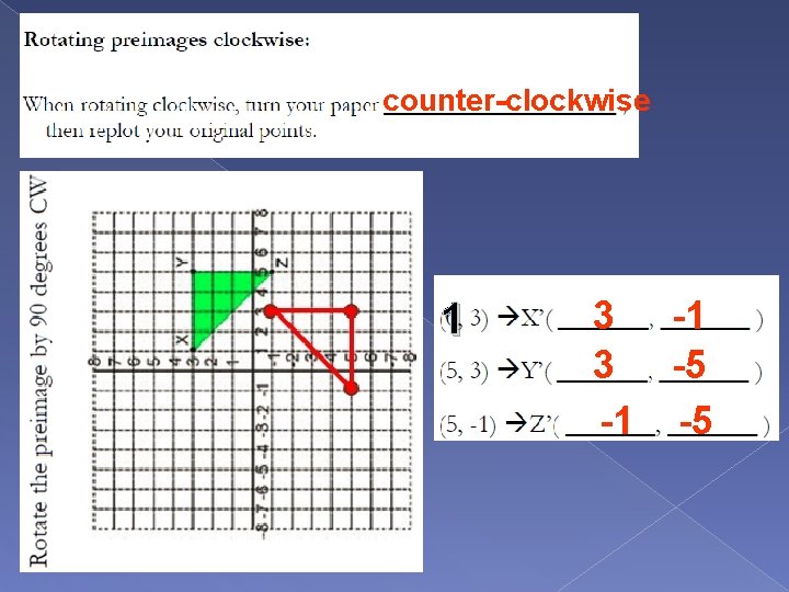 Transformations Rotations Dilations Vocabulary Today Objectives today ...
