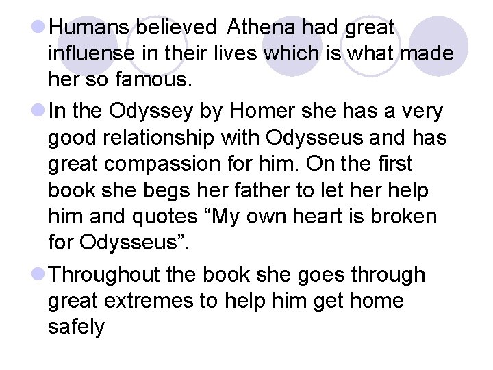Athena By Camila Background information l Athena is