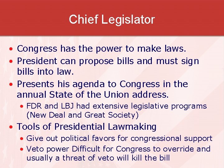 The Office of the President Executive Branch Article