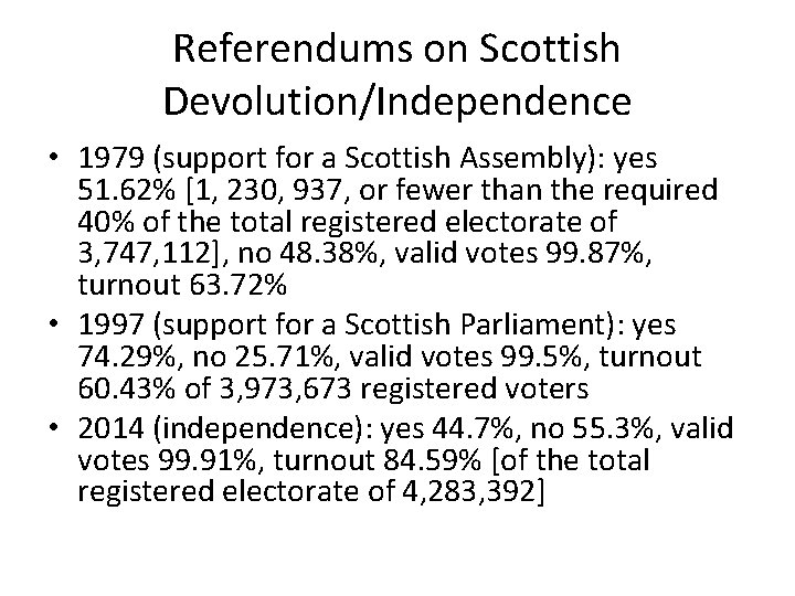 Russian Views of Brexit and the 2014 Scottish