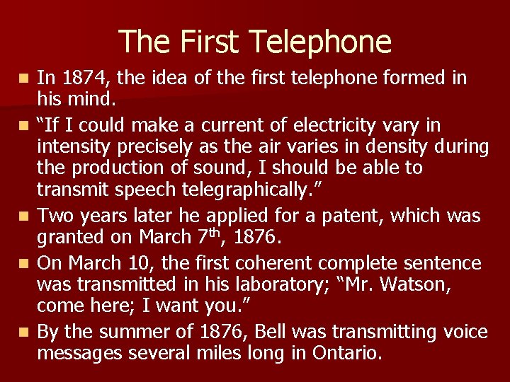 Alexander Graham Bell By Nicole Najpaver Early Life