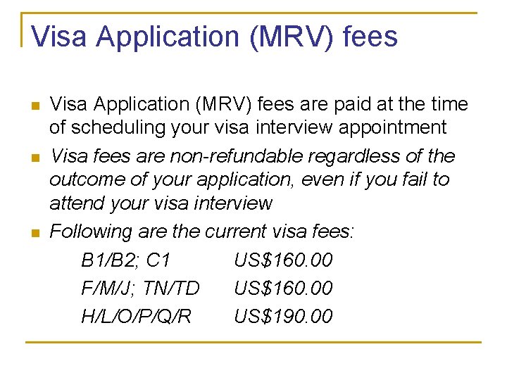 Demystifying the U S Visa Process U S