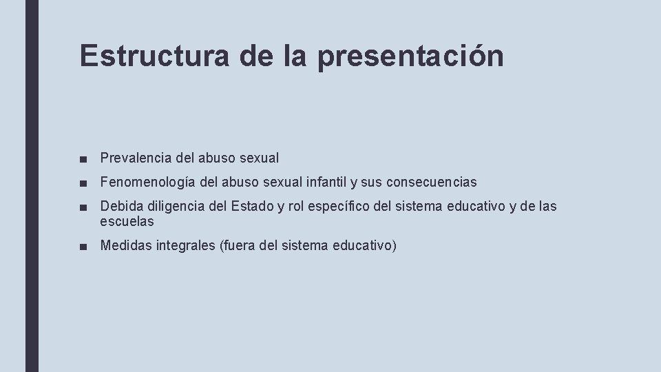 ABUSO SEXUAL INFANTIL Y SISTEMA EDUCATIVO HACIA EL