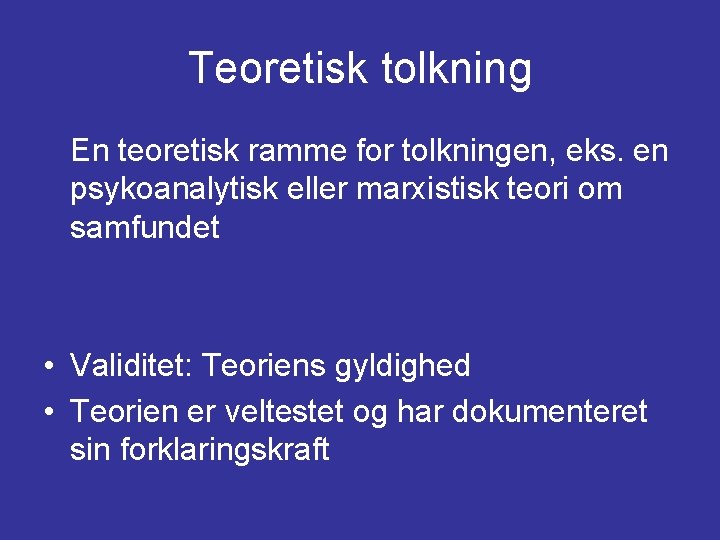 Kreative metoder og analyse af kvalitative data Anders