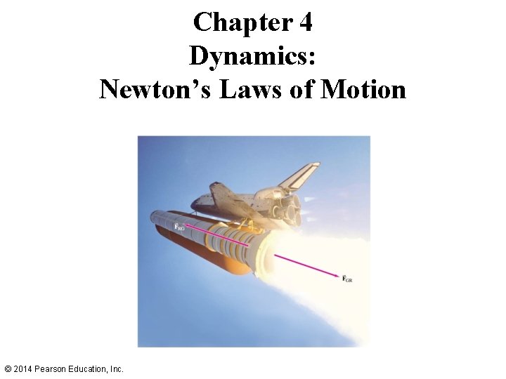 Chapter 4 Dynamics Newtons Laws of Motion 2014