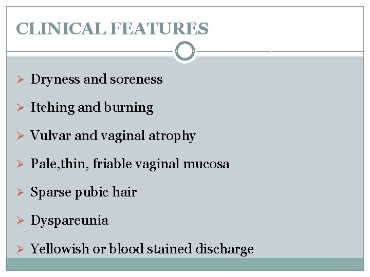 INFLAMATION AND INFECTIONS OF THE FEMALE REPRODUCTIVE SYSTEM