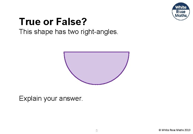Year 3 Summer Block 3 Properties of Shape
