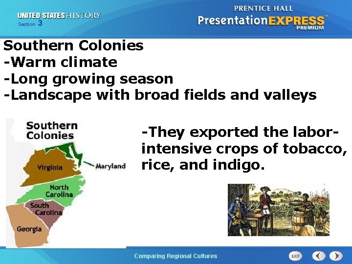 Section 3 Chapter 3 Section 3 Comparing Regional